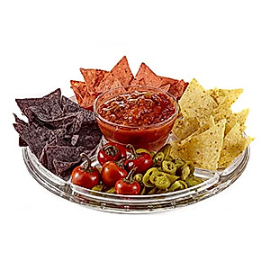 Royalty Art European Cake Stand with Dome (6-in-1 Design) Multifunctional Serving Platter for Kitchens, Dining Rooms, Pedes Glass Durabilitytal or Cover Use, Elegant Product Name