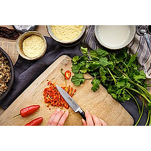 Ginsu Gourmet Chikara Series Forged 420J Japanese Stainless Steel Paring Knife, 07148DS, Black, 3.5 inch