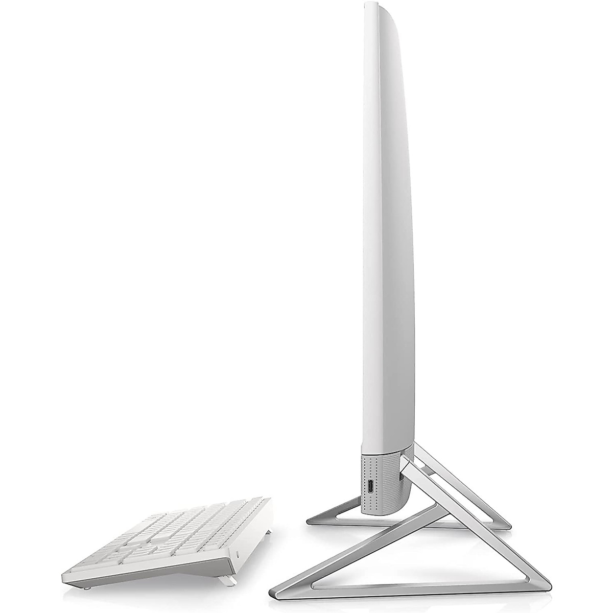 Dell Inspiron 24'' FHD Touchscreen All-in-One Desktop | 12th Gen Intel 10-Core i5-1235U | 12GB RAM | Wireless Keyboard & Mouse | Windows 11 Home | White (White, 12GB RAM | 256GB SSD +1TB HDD)