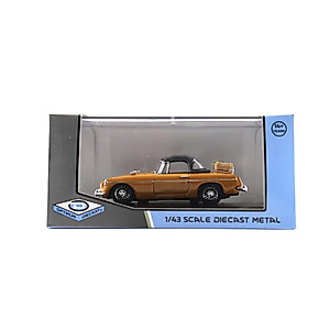 Motor city classics 1:43 MGB (Soft Top) Dahial Yellow - Optimum Diecast