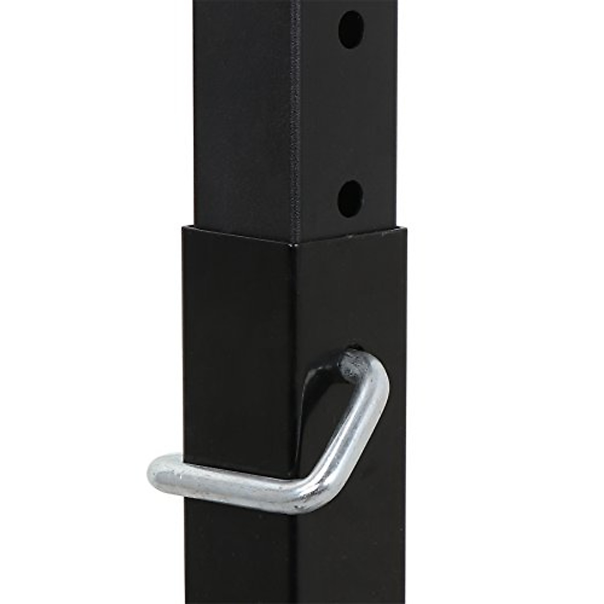 F2C Max Load 550Lbs Pair of Adjustable 40"-66" Squat Rack Sturdy Steel Squat Barbell Free Bench Press Stands GYM/Home Gym Portable Dumbbell Racks Stands (one pair/two pcs)