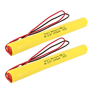 (2-Pack) Emergency/Exit Lighting Battery Fits and Replaces GP-3600-GR OSI OSA191 TEIG 24-4009 Atlight 24-4009 Custom-4 Atlite 24-4009, ANIC0625, NIC0625 GP GP3600GR