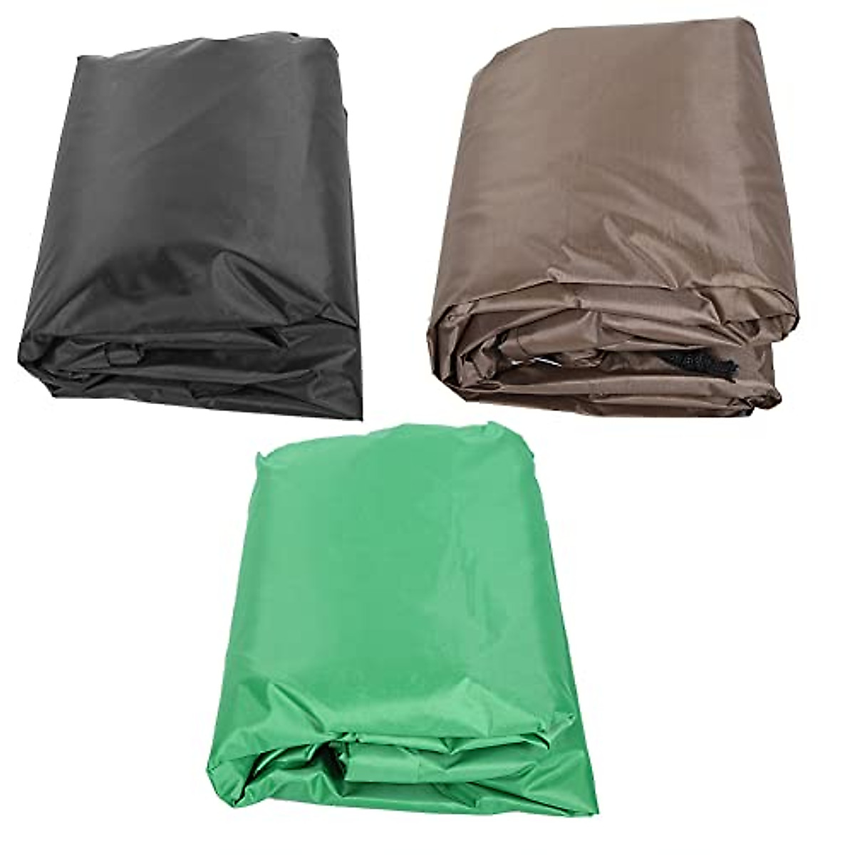 Outdoor Garden Foldable Square Rainproof Sunscreen SPA Covers Bathtub Protector Cover Hot Spring Bath Cover 90.9x90.9x11.8in (Coffee)