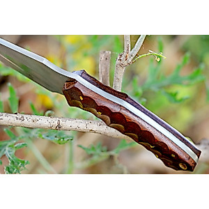 Handmade 1095 Carbon Steel Hunting Knife With Sheath Fixed Blade Camping,Outdoor knifes Bushcraft Skinner Knife For Men