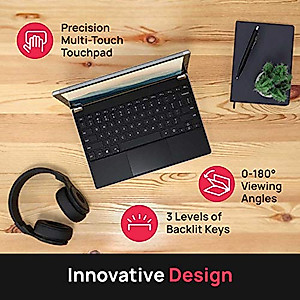 Brydge Microsoft Surface 12.3 Pro+ Bluetooth Keyboard with Trackpad (Silver)