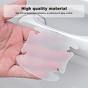 Klyuqoz Car Door Handle Protector, Car Door Handle Scratch Protector Pack of 16, Universal Car Clear Door Bowl Paint Protection Film Waterproof Anti-Scratch Stickers (Clear, Black)