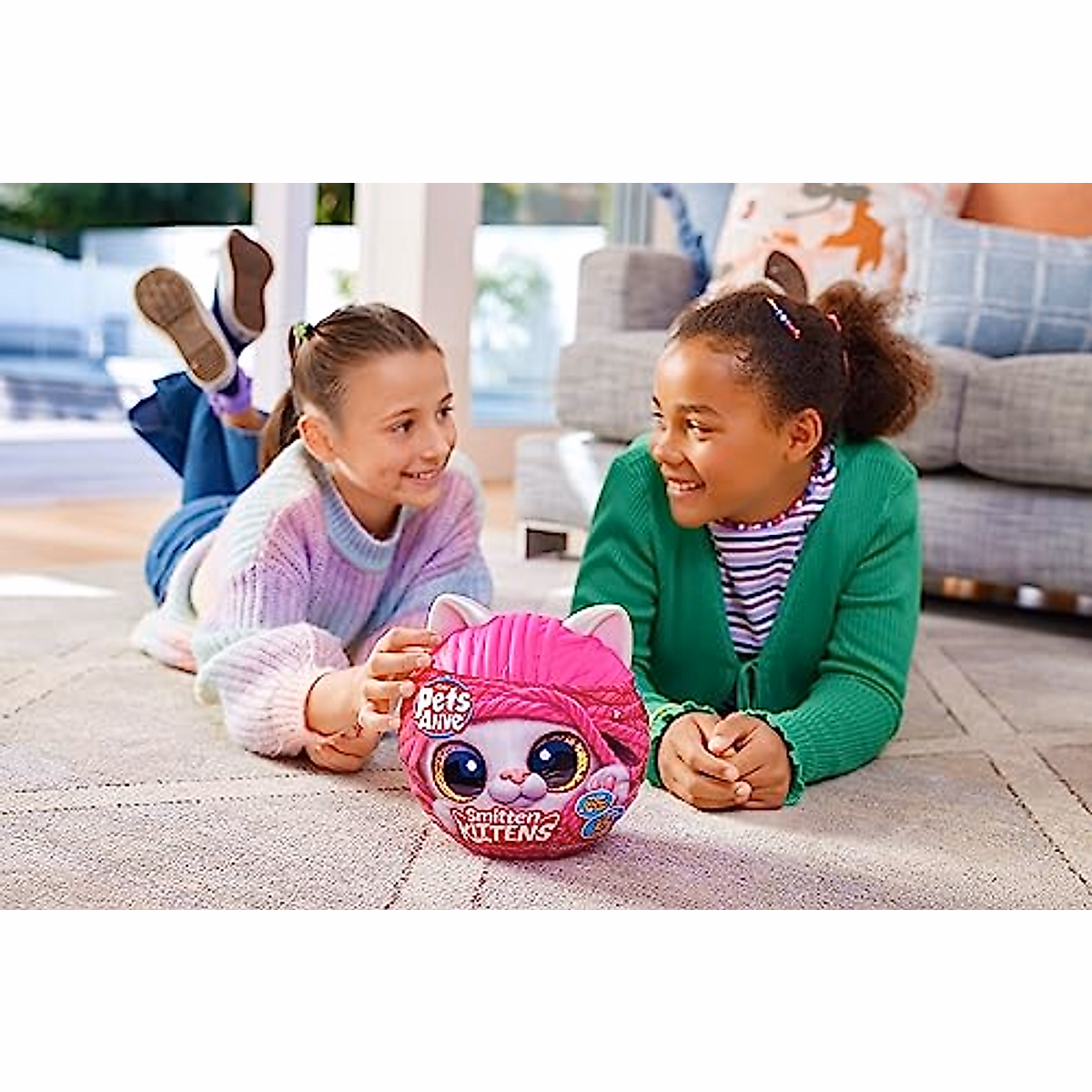 Pets Alive Smitten Kittens Surprise (British Shorthair Cat Sissy) by ZURU Nurture Play Soft Toy Unboxing Adopt Interactive 10 Sounds