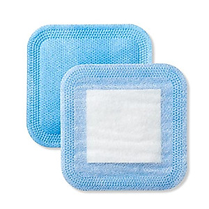 Curad Super Absorbent Wound Pad, Medium, 4" x 4", 10 Count