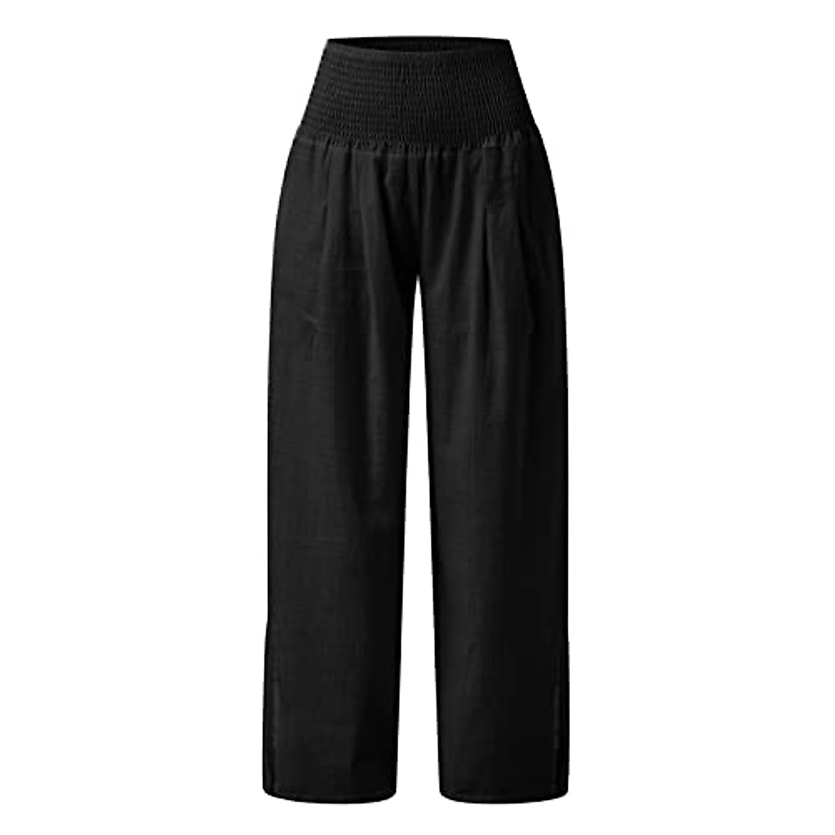 Womens Capri Joggers fold Over Yoga Pant Wide Leg Womens Pants Comfy Lounge Pants Women Underwear Women Womens White Capri Pants Wide Leg Black Pants