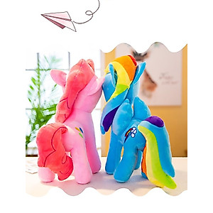 Little Horse Plush Toy 50cm Friendship Movie Feature Character Doll Action Figure Model Toy (Fluttershy)