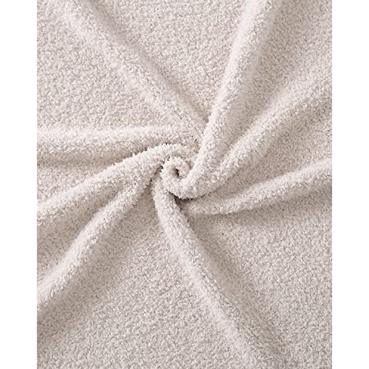 Panku Super Soft Cozy Knit Throw Blanket for Couch and Bed, Knitted Luxury Reversible Cozy Warm Fleece Blanket Throw Camel, Plush Fluffy and Fuzzy Solid Blankets for Women 50x60 Inches Khaki