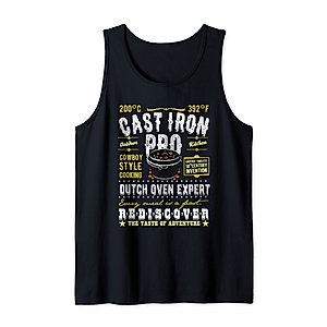 Dutch Oven Cast Iron Pro BBQ Dutch Oven Tank Top