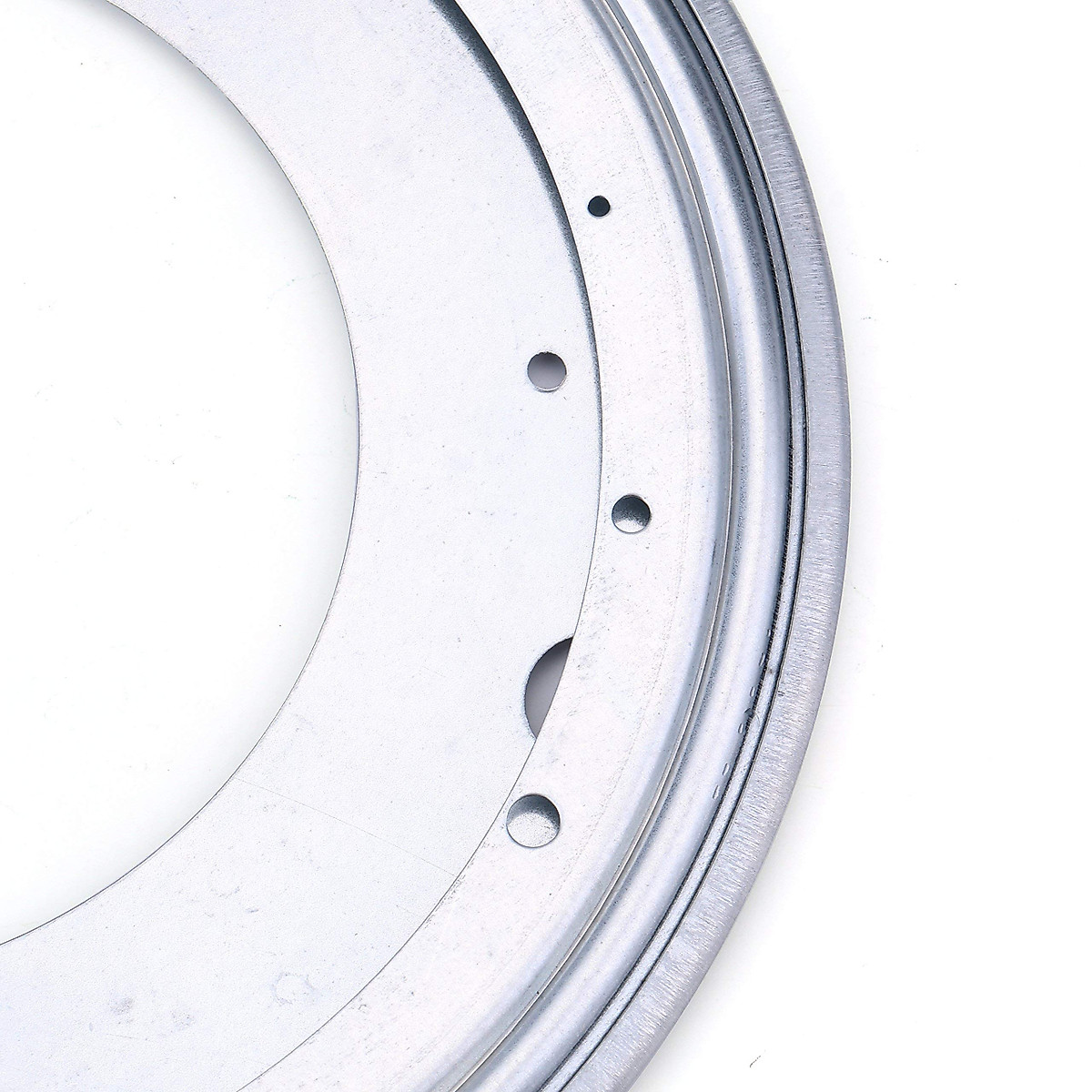 Fasmov 8 inches Lazy Susan 5/16 Thick Turntable Bearings with 6 Rubber Pads, Pack of 3