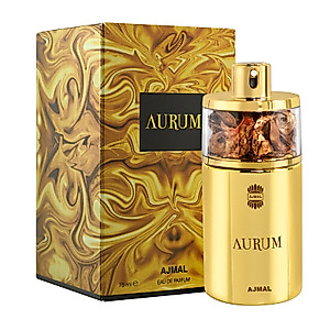 Ajmal Aurum EDP for Women Spray, 2.5 ounces - Made in Dubai