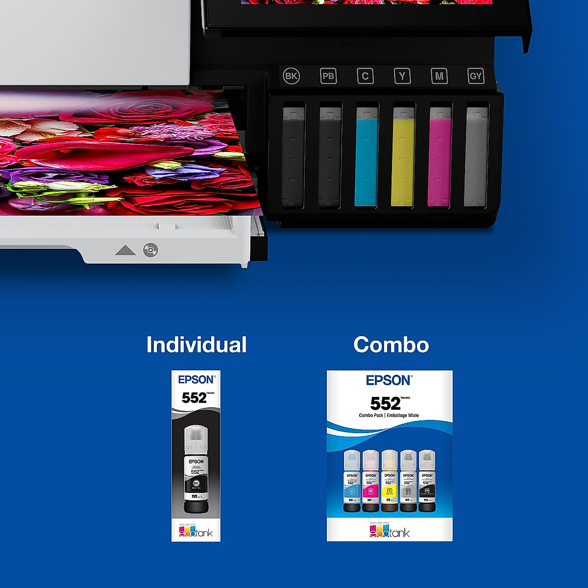 Epson Claria ET Premium T552520 High Capacity Bottle Ink - Grey