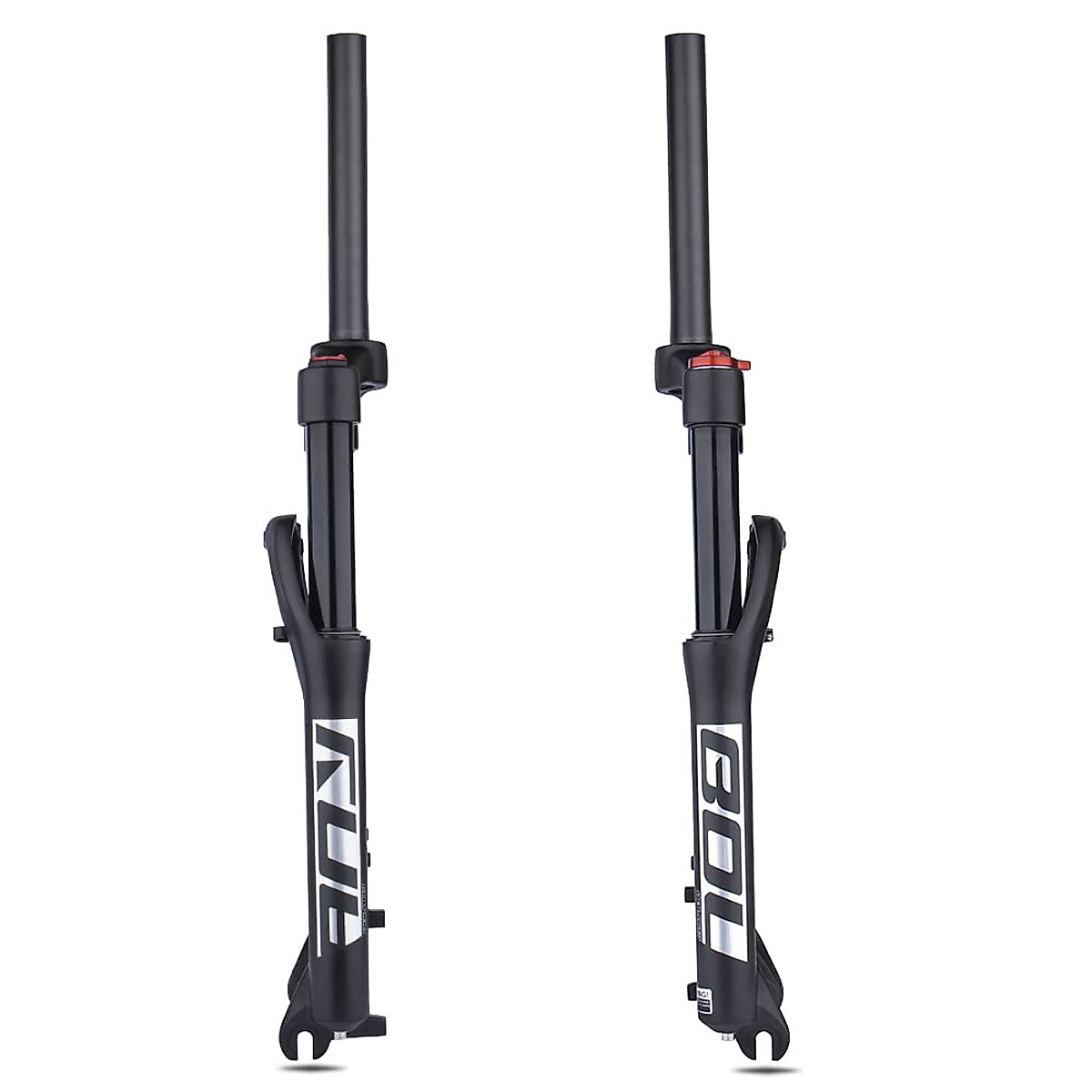 BOLANY Snow Beach Bike Suspension Fork 20 inch 4.0 Tire Fat Bicycle Air Front Fork Travel135mm (Manual)