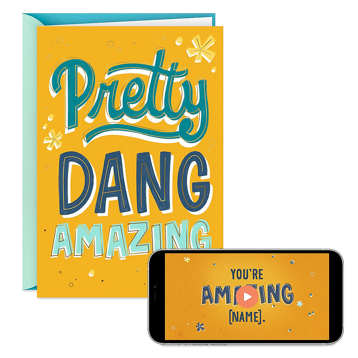 Hallmark Personalized Video Card for Birthday, Graduation, Nurse Appreciation, Congratulations, Thank You, Admin Professional Day —Amazing (Record Your Own Video Greeting)