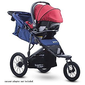 Joovy Zoom 360 Ultralight Jogging Stroller, Large Canopy, Lightweight Jogger, Extra Large Air Filled Tires, Charcoal
