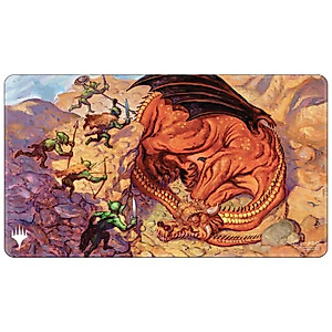 Ultra PRO - Dominaria Remastered Black Stitched Playmat ft. Sneak Attack - Protect Your Cards During Gameplay from Scuffs & Scratches, Perfect as Oversized PC Mouse Pad for Gaming & Desk Mat