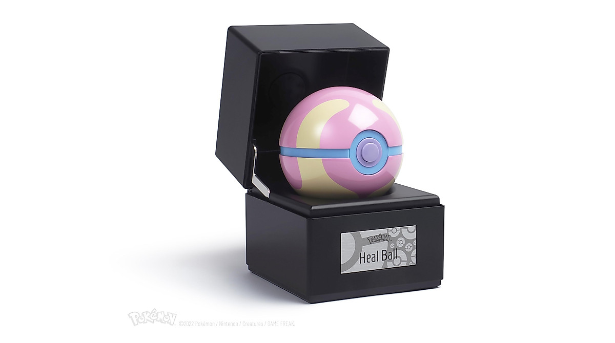 Authentic Pokémon Heal Ball Replica - Collectible Light-Up