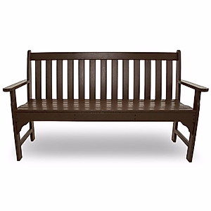 POLYWOOD GNB60MA Vineyard 60" Bench, Mahogany
