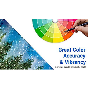 Funnytree 10x8FT Durable Fabric Soft Winter Pine Tree Forest Photography Backdrop Snowy Christmas Background Xmas Party Wall Decoration Supplies Photo Booth Washable