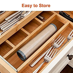 Silicone Baking Mat - HOOMIL Set of 2 Reusable Macaroon Baking Mats, Heat Resistant Food Grade Cooking Bakeware Mats for Pizza, Cookies, Bread and Pastry