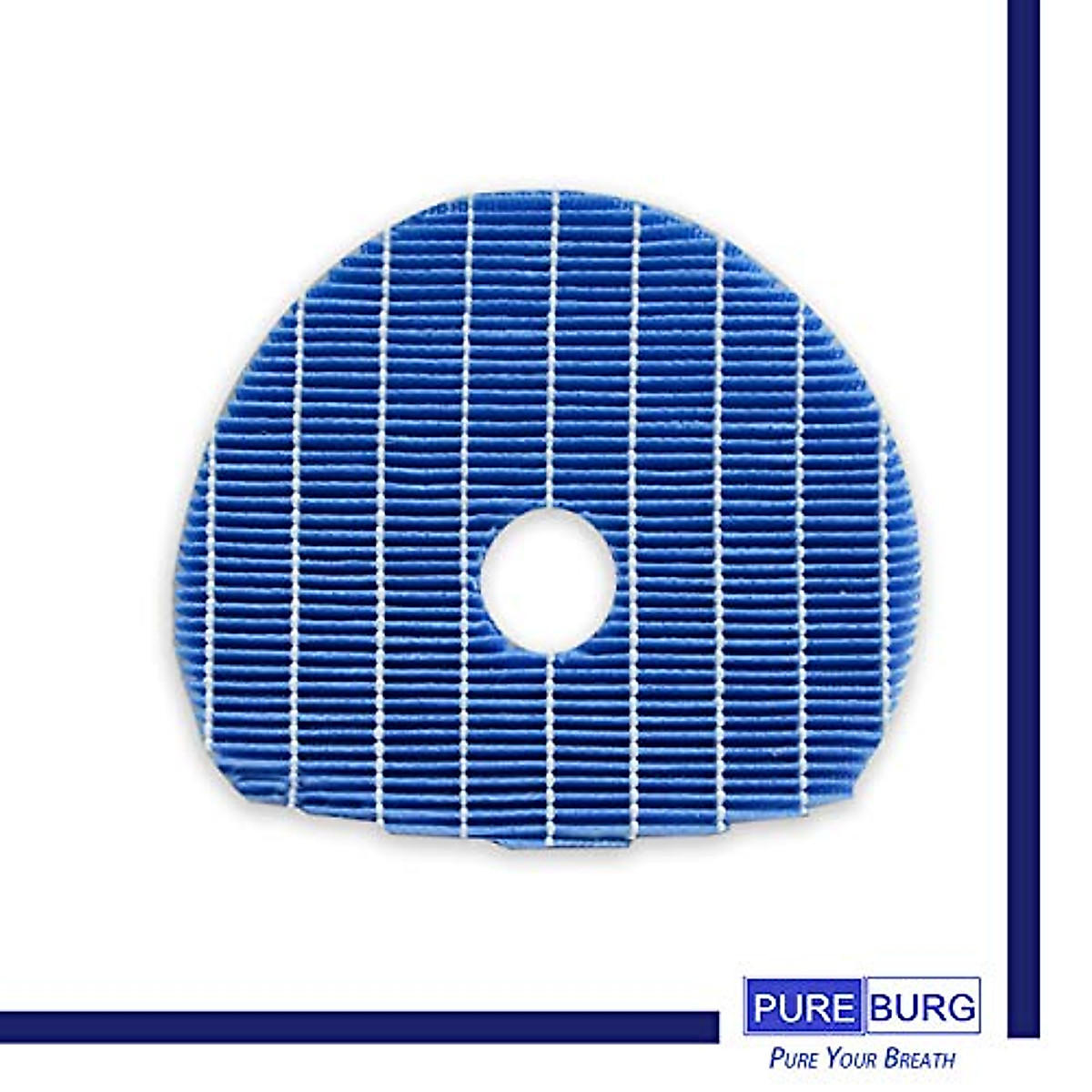 PUREBURG Replacement True HEPA Filter Set Compatible with Sharp KC-860U PlasmaCluster Air Purifier, Replaces Part FZ-C150HFU FZ-C150DFU FZ-C100MFU