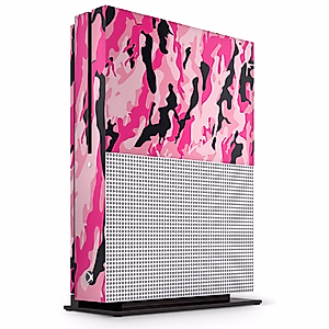 giZmoZ n gadgetZ Xbox One S Pink CAMO Console Skin Decal Sticker + 2 Controller Skins