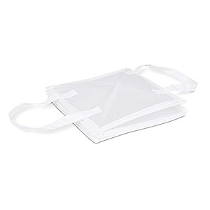 BIRDROCK HOME Pop-Up Magic Hamper - Collapsible Mesh Laundry Hamper - Square - Carry Handles - Dirty Laundry Sorter Mesh Basket - White