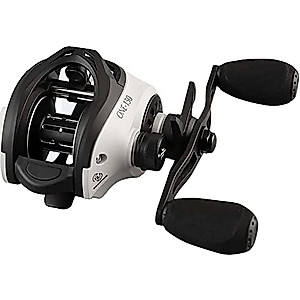 Baitcasting Fishing Reel,Compact Design Metal Body Baitcaster Reel,11LB Drag,20-Speed Magnetic Braking System,Available in 6.5:1 and 8.1:1Conventional Reel for Catfish, Musky (B: Right Hand-6.5:1)
