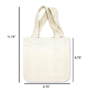 sockprints Phi Sigma Sigma Rainbow Mini Tote Bag - Gift Tote Bags for Sorority - Mini Goodie Bag - Sorority Gift Bag