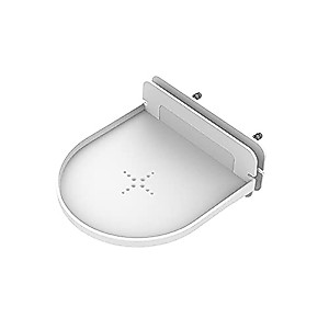 Router Wall Mount Bracket Stand Holder for Home Mesh WiFi System Support for Tenda Nova Linksys Velop TP-Link D-Link for Google Nest WiFi Router (White)