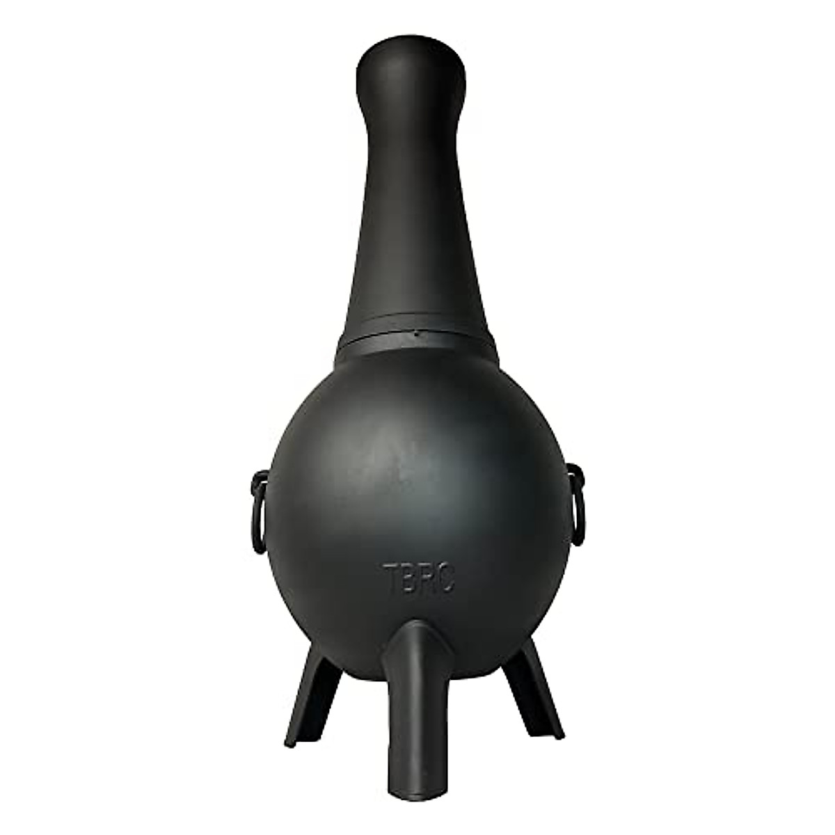 Sun Fire Outdoor Chiminea Fireplace by The Blue Rooster - Rust-Free Cast Aluminum Deck or Patio Firepit