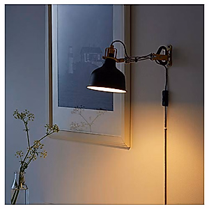 IKEA.. 803.314.02 Ranarp Wall/Clamp Spotlight, Black
