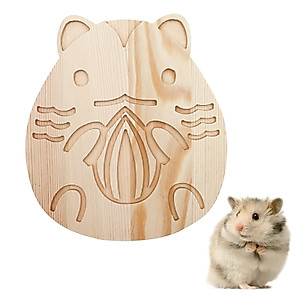 Dnoifne Guinea Pig Foraging Toys, Wooden Hamster Enrichment Toys, Interactive Hide Feeding Toys, Feeding Cage Accessories for Small Animals Puppy Kitten Rats Hamster Rabbit Chinchilla Bunny Rabbits