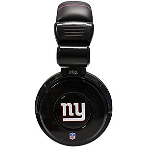 iHip Official Giants Noise Isolation Pro DJ Quality Headphones! Detachable Cord - Built-In Microphone With Volume Control - Quality Headphones for any Giants Fan!