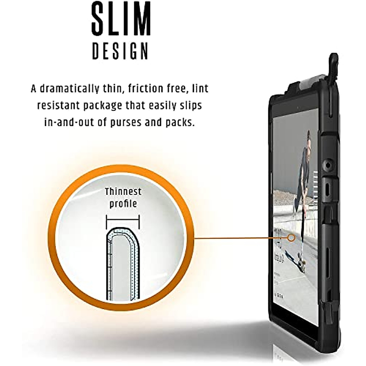 URBAN ARMOR GEAR UAG Designed for Microsoft Surface Go 4/ Surface Go 3 / Surface Go 2 / Surface Go Case 10.5" Metropolis Feather-Light Rugged Aluminum Stand Military Drop Tested Cover Black