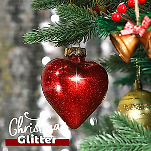 LEOBRO Red Glitter, Glitter, 180g/6.35oz Holographic Ultra Fine Glitter, 1/128" Resin Glitter Powder, Metallic Iridescent Glitter for Resin Tumblers Hair Body, Christmas Glitter for Crafts