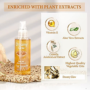 Vital Luxury Body Mist Set, Travel Size Spray Bottle, Long Lasting Perfume Gift Sets, Fragrance Mist for Men & Women, Dreamy Glow, Pack Of 2, 3 Fl Oz Each