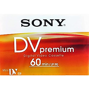 Sony DVM60PRL Premium Mini Digital Video Cassette Tape