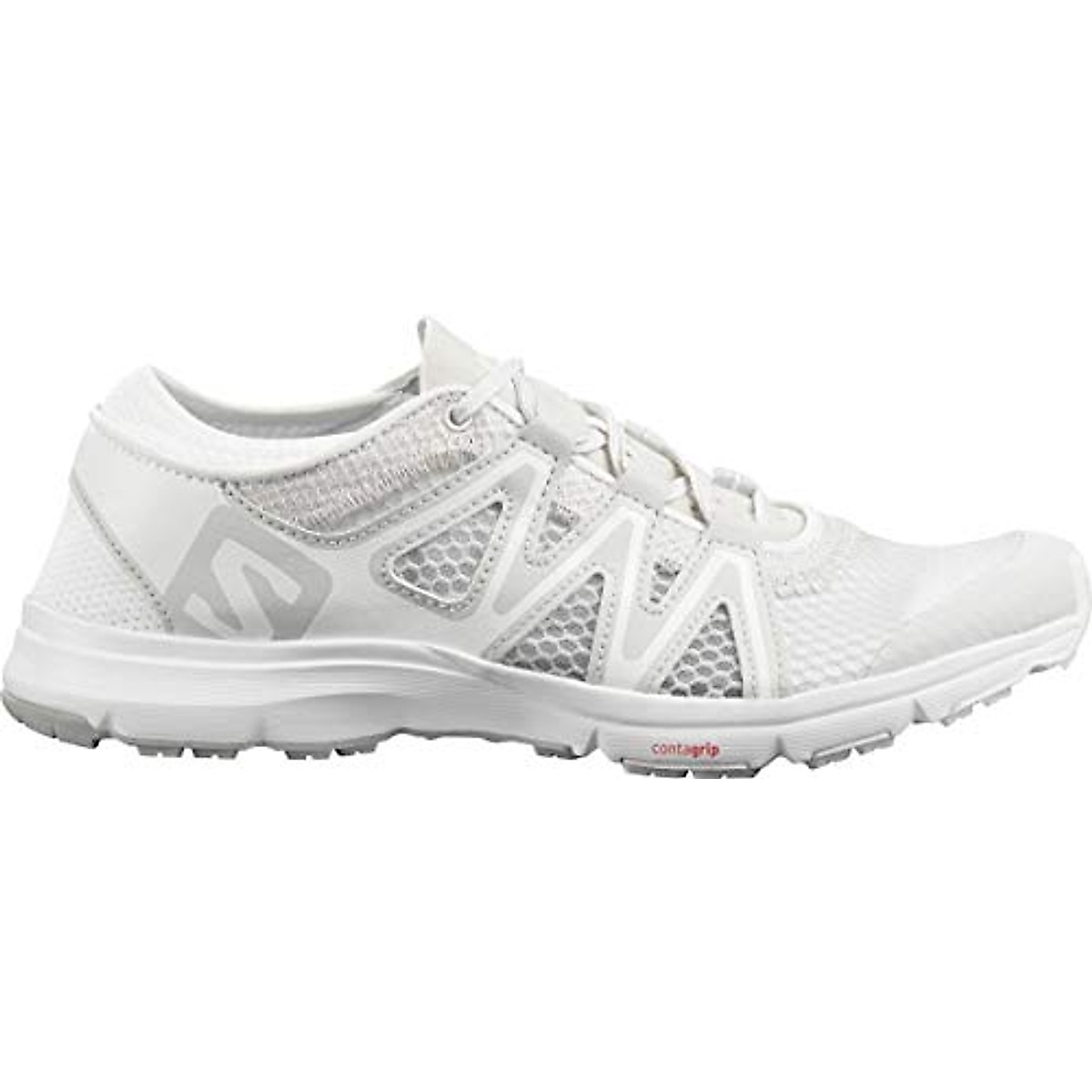 Salomon Crossamphibian Swift 2 Hiking Shoes for Women Sneaker, Lunar Rock/White/Alloy, 9