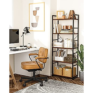 Pipishell Coat Rack and 5 Tier Bookshelf