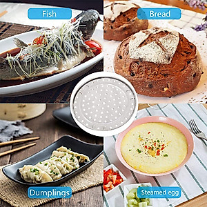 Steamer Rack Metal Steaming Rack Tray Stand Steamer Basket Pots Steaming Stand for Home Kitchen Cooking