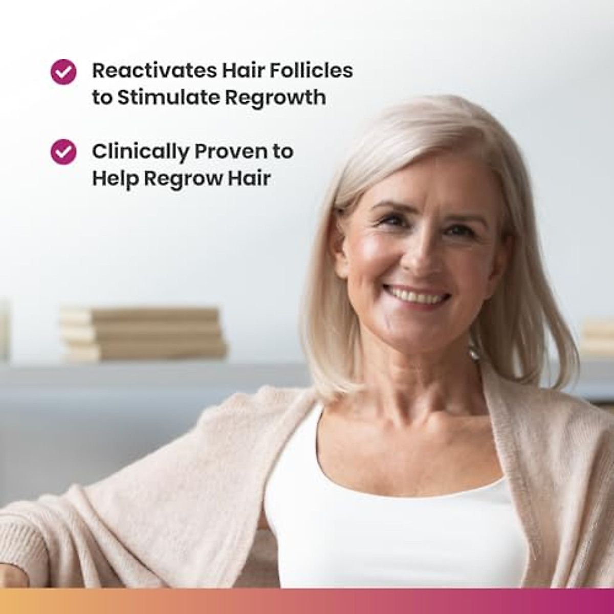 Regoxidine Women's Minoxidil Topical & Foam Helps Restore Top of Scalp Hair Loss and Support Hair Regrowth with Unscented Topical Treatment for Thinning Hair (5% Foam 8-Month Supply)