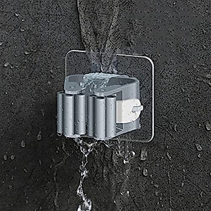 GEEKLLS Shoe Rack Organizer Wall Mount Adhesive Mop Rack Hook Shelf Toilet Holder Broom Hanger for Bathroom Accessories Kitchen Organization Home Storage