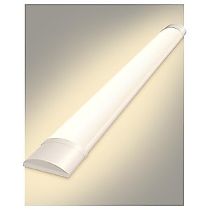 Sararoom 3ft LED Shop Light Fixture 30W LED Tube Light, 3600lm, 4000K Neutral White, 90cm 35.4inch LED Garage Closet Light Ceiling Light for Office Home Basement, No Plug, No Ground Wire