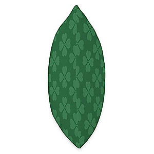 Irish Green Four Leaf Clover Irish Shamrock Green Four Leaf Clovers Throw Pillow, 16x16, Multicolor