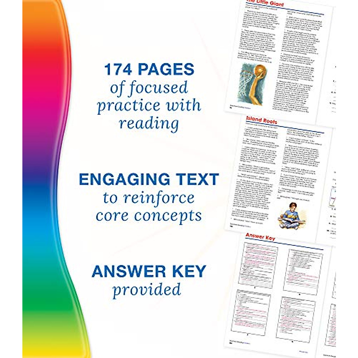 Spectrum Reading Comprehension Grade 6, Ages 11 to 12, 6th Grade Reading Comprehension Workbooks, Nonfiction and Fiction Passages, Analyzing Story Structure, and Critical Thinking Skills - 174 Pages