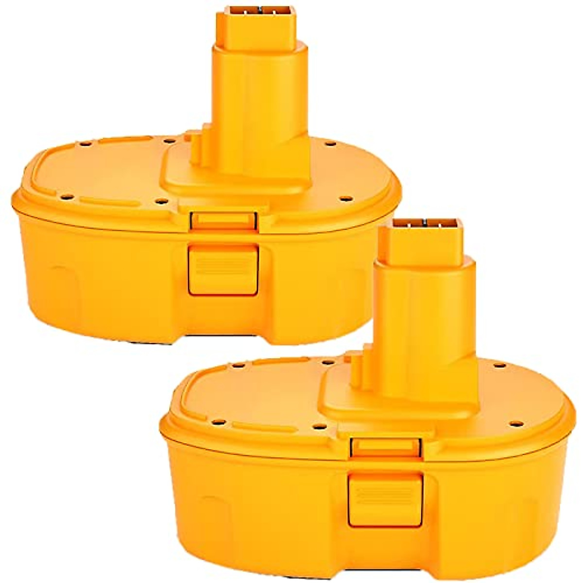 2 Pack Upgraded 4.0Ah DC9096 DC9098 Ni-Mh Replacement for Dewalt 18V Battery Compatible with Dewalt 18 Volt DC9099 DW9095 DW9096 DW9098 DE9038 DE9091 High Capacity 18 Volt Cordless Power Tools